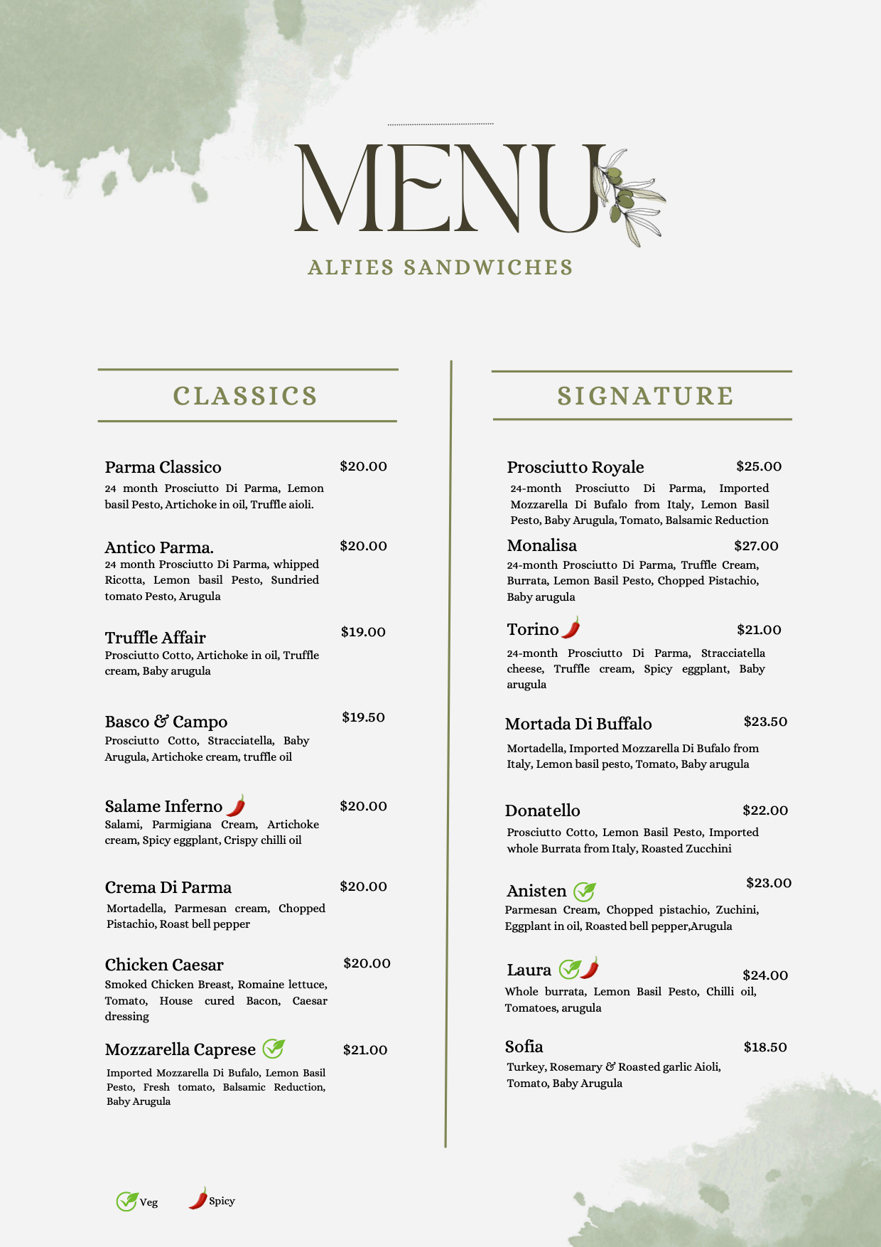 Alfie's Sandwiches - Toronto's Finest Classic Italian Sandwiches and ...